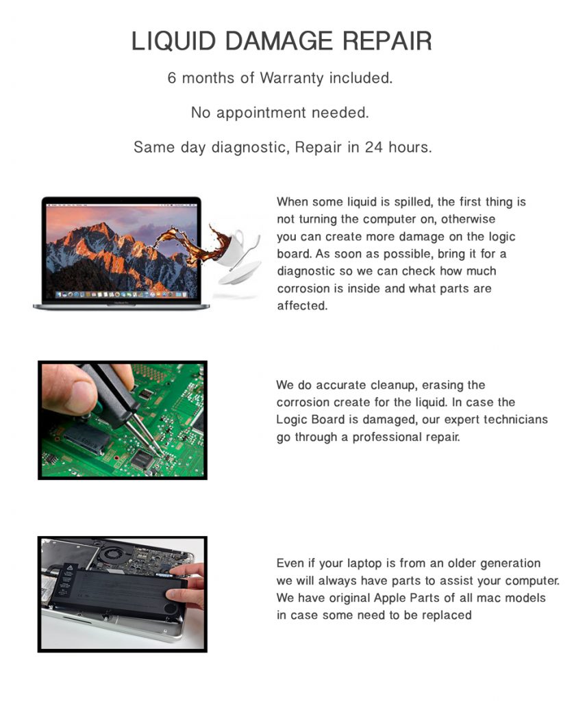 Liquid Damage | MacPro-LA Hollywood